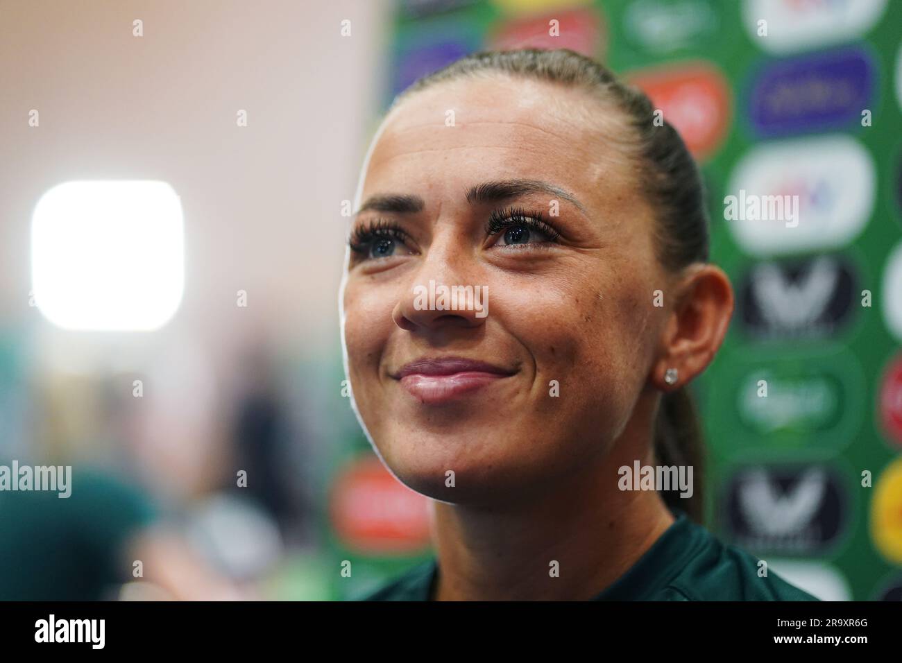 Republic of Ireland captain Katie McCabe during a media day at the O ...