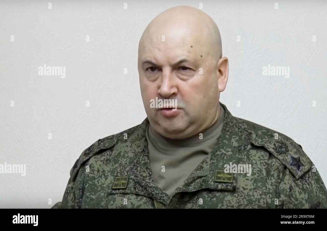 File In This Handout Photo Taken From Video Released By Russian