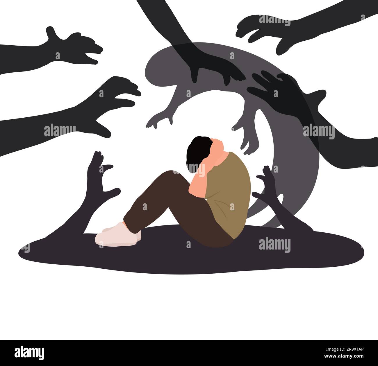 Ptsd brain Stock Vector Images - Alamy