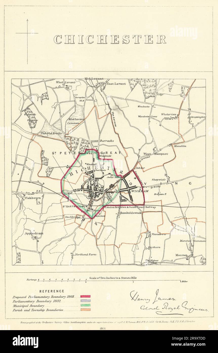 Sussex england map hi-res stock photography and images - Alamy