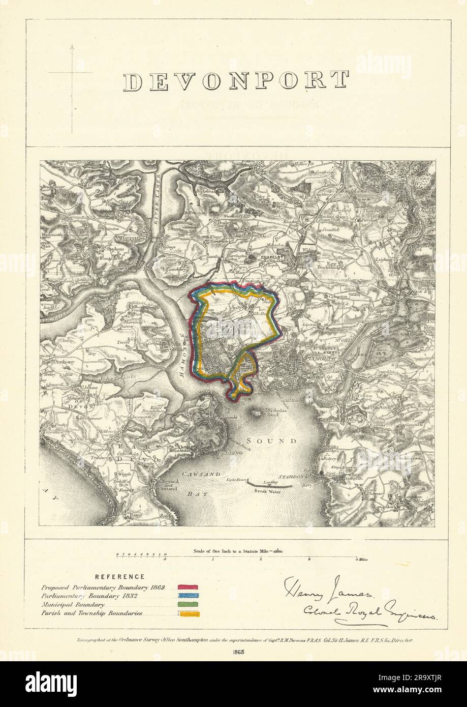 Old devon map hi-res stock photography and images - Alamy