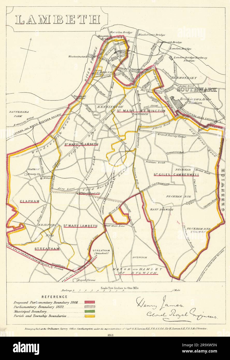 Antique map of london hi-res stock photography and images - Alamy