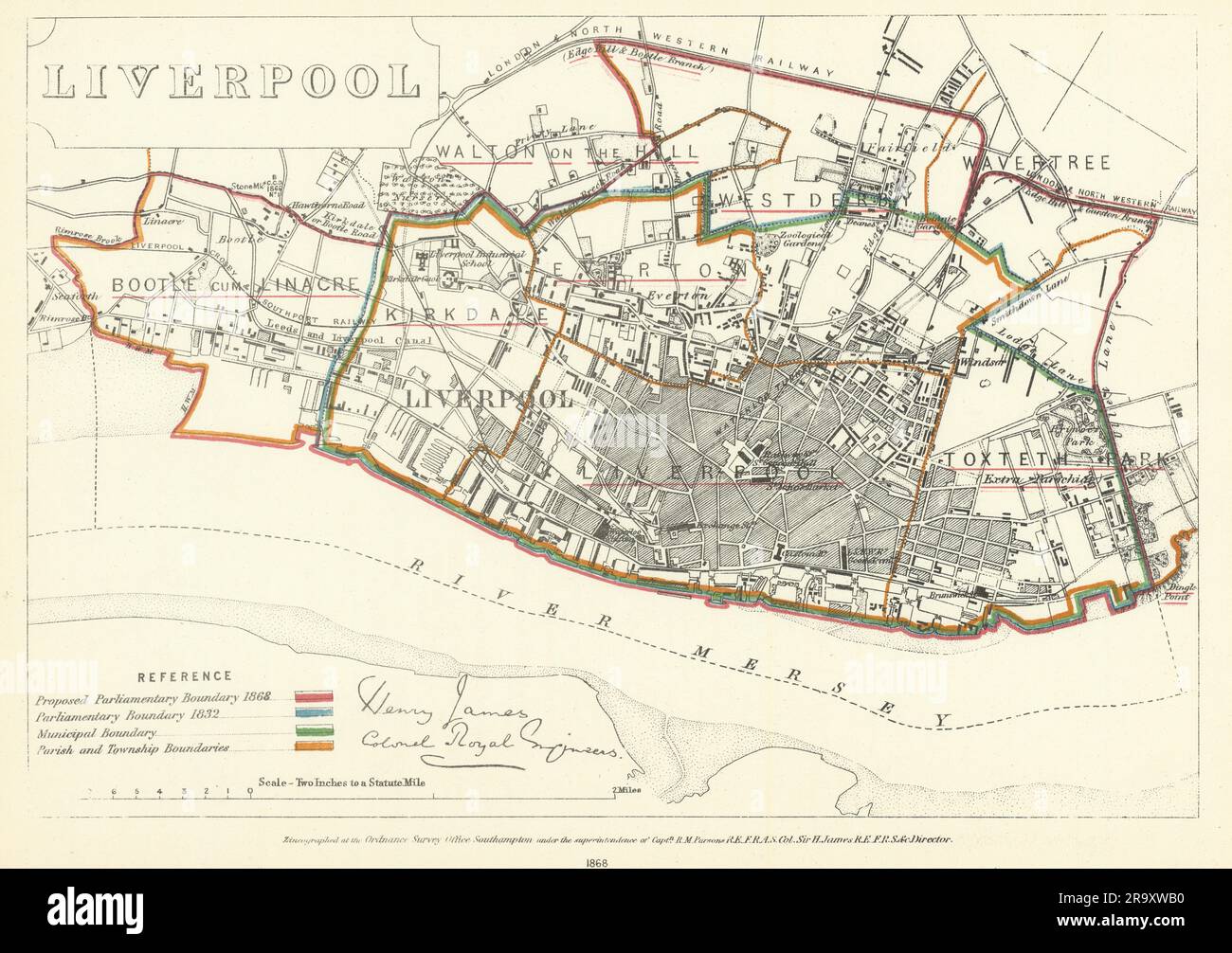 Old liverpool map hi-res stock photography and images - Alamy