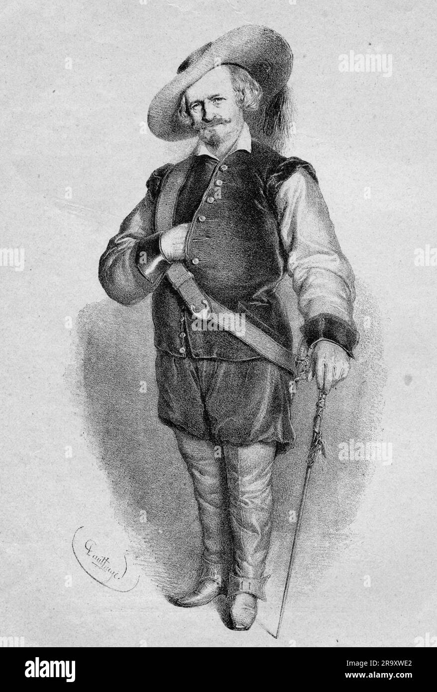 La Roche, Carl von, 14.10.1794 - 11.3.1884, German actor, as Oliver ...