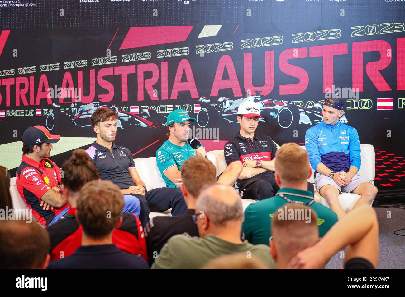 Press Conference during the Austrian GP, Spielberg 29 June-2 July 2023 ...