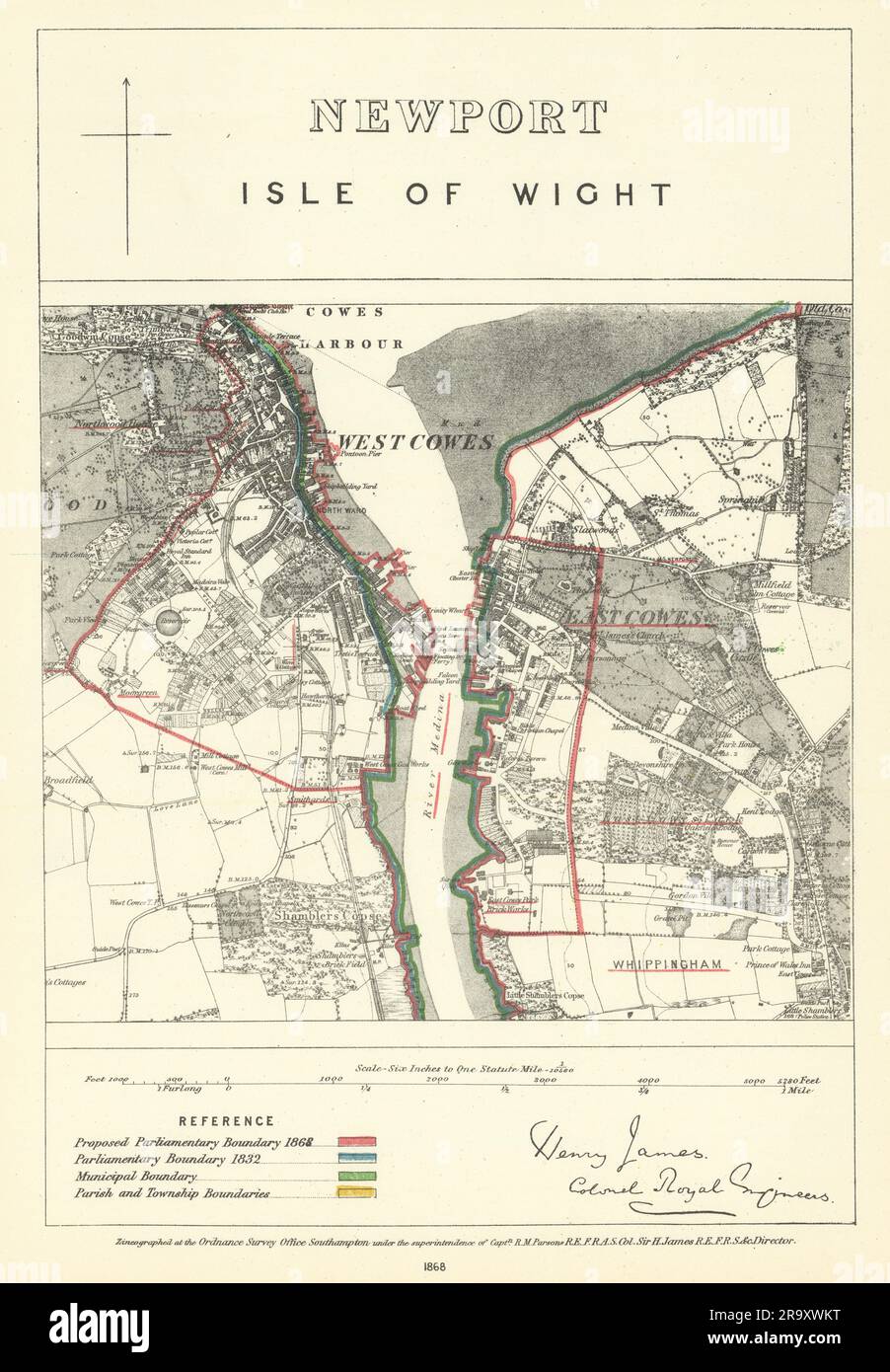 Map of newport hi-res stock photography and images - Alamy
