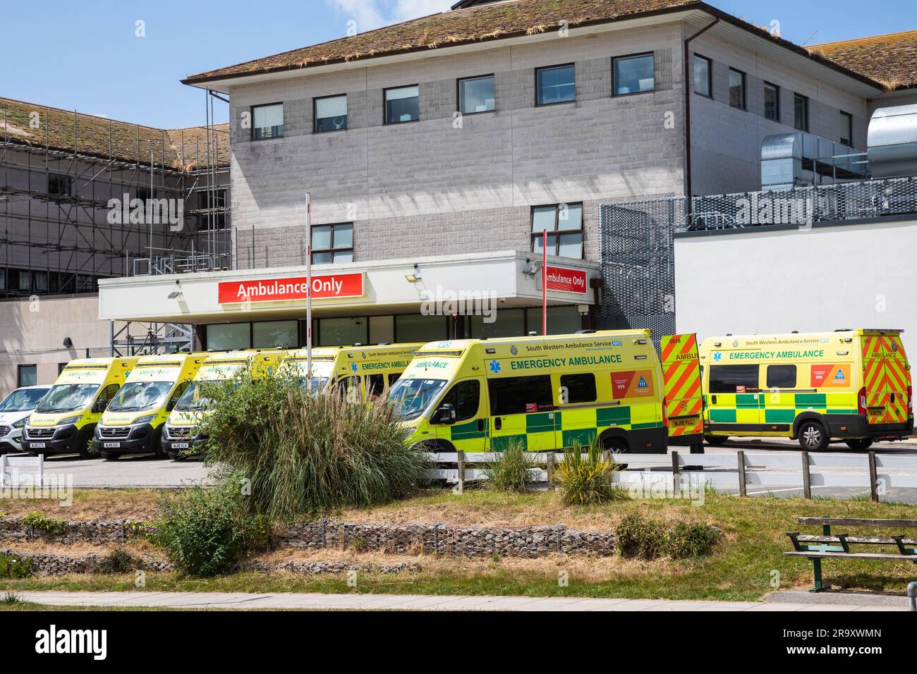 Royal cornwall hospital ambulance hi-res stock photography and images ...
