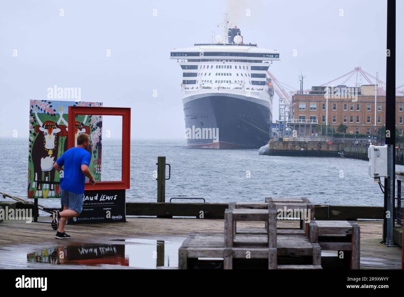 Halifax, Nova Scotia, Canada. June 29th, 2023. The Ocean Line Queen ...