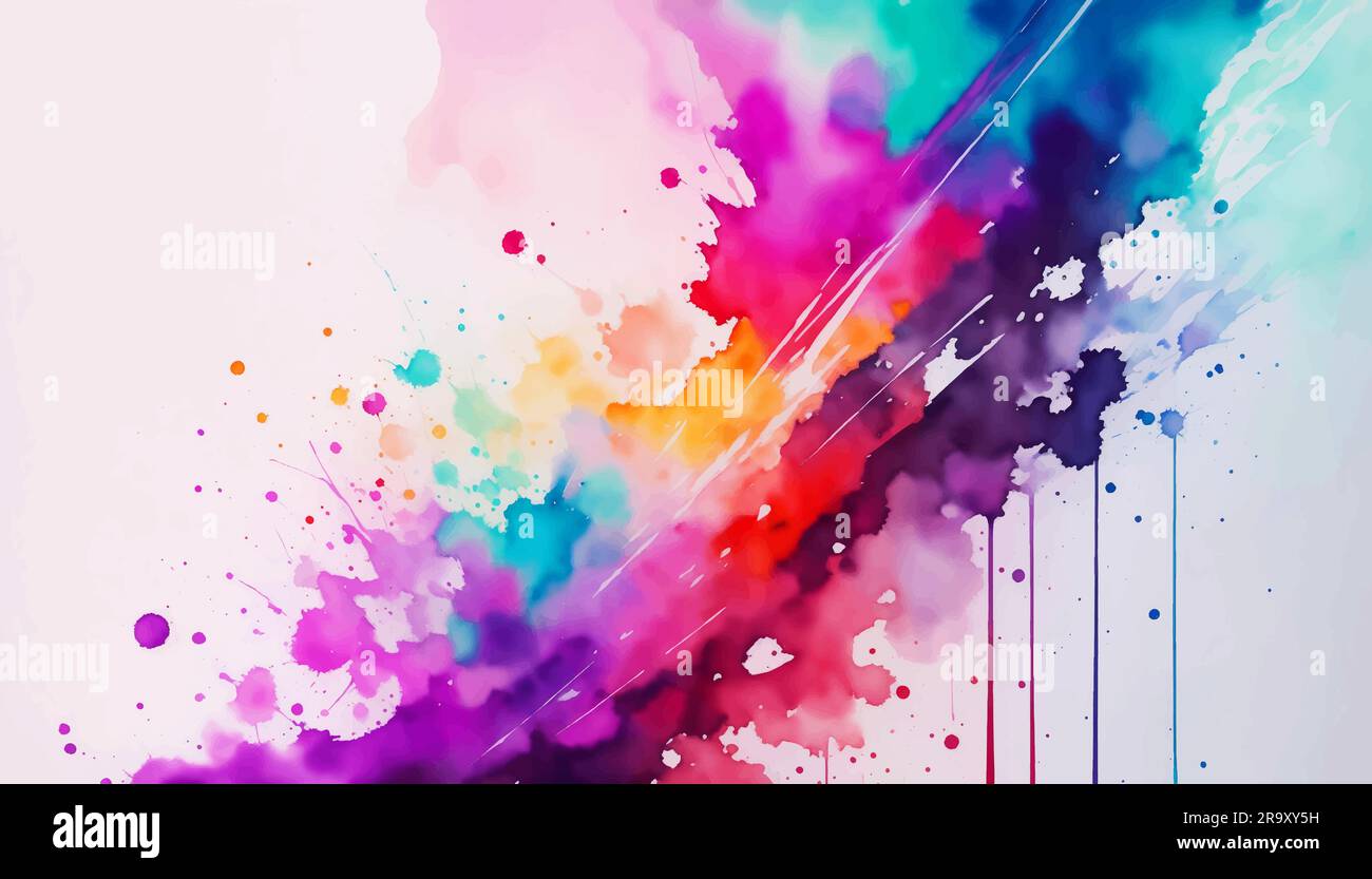 Colorful Paint Splash Background