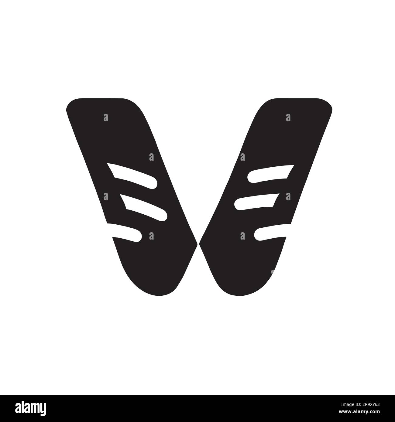 Vintage v illustration vector Black and White Stock Photos & Images - Alamy