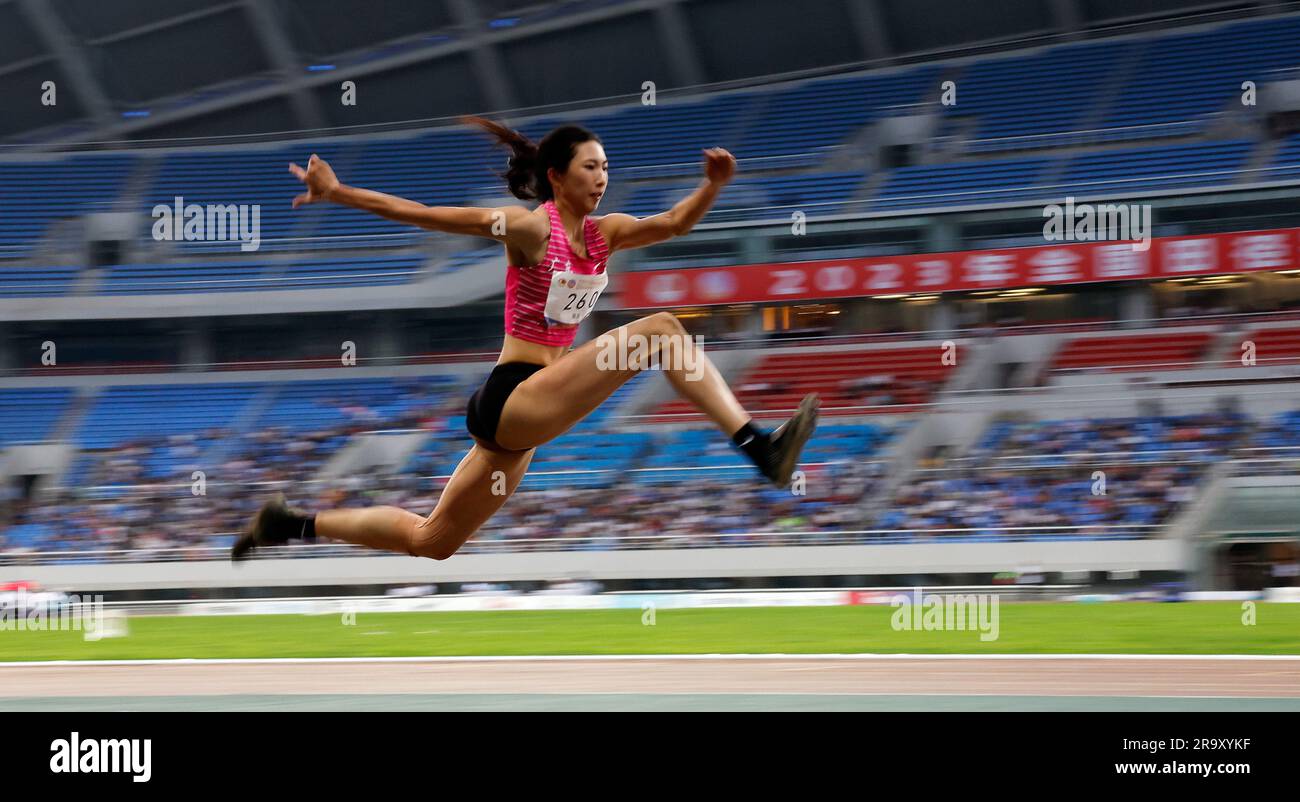 Shenyang, China's Liaoning Province. 29th June, 2023. Chen Jie of ...