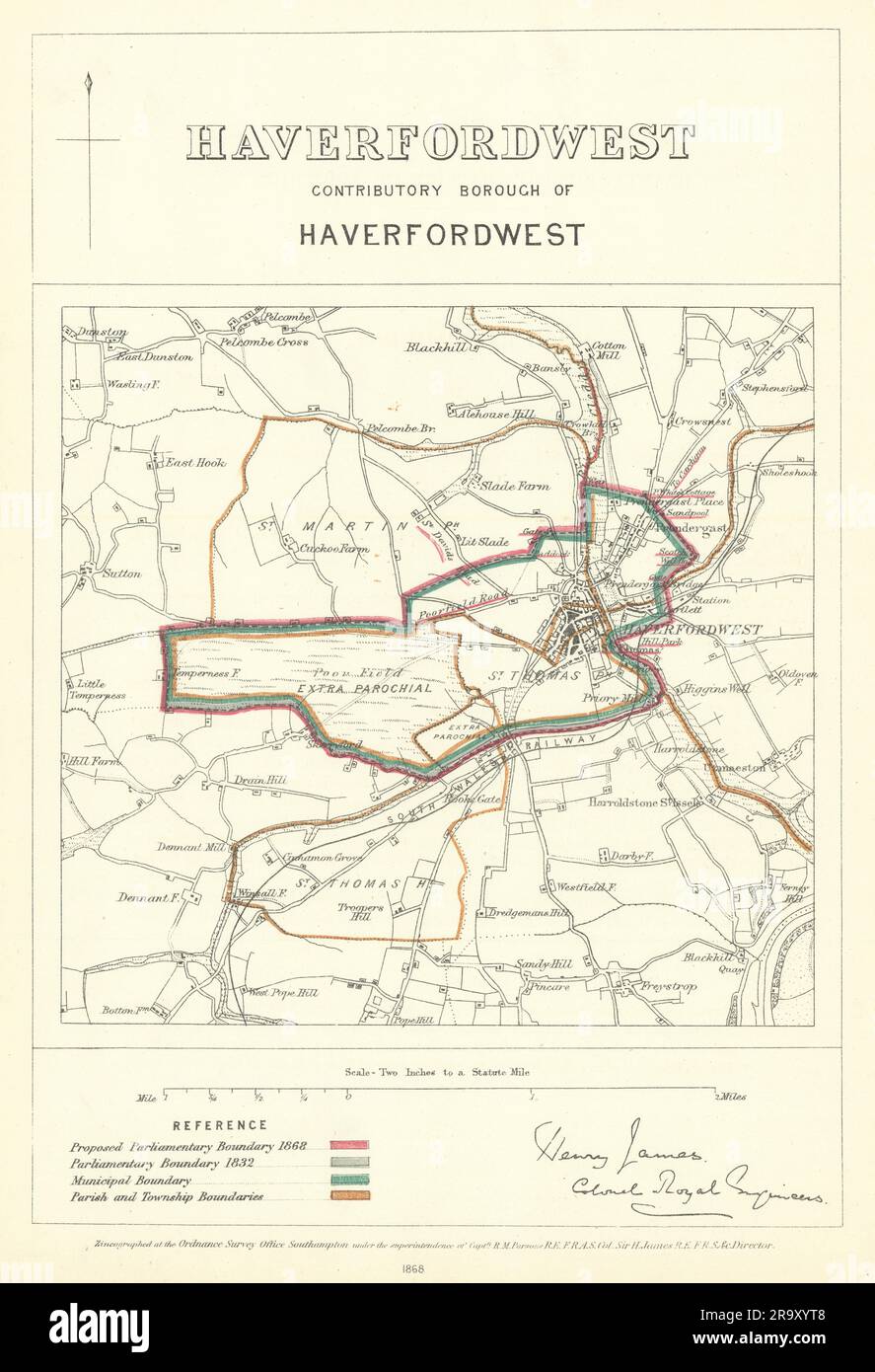 Haverfordwest Wales Map