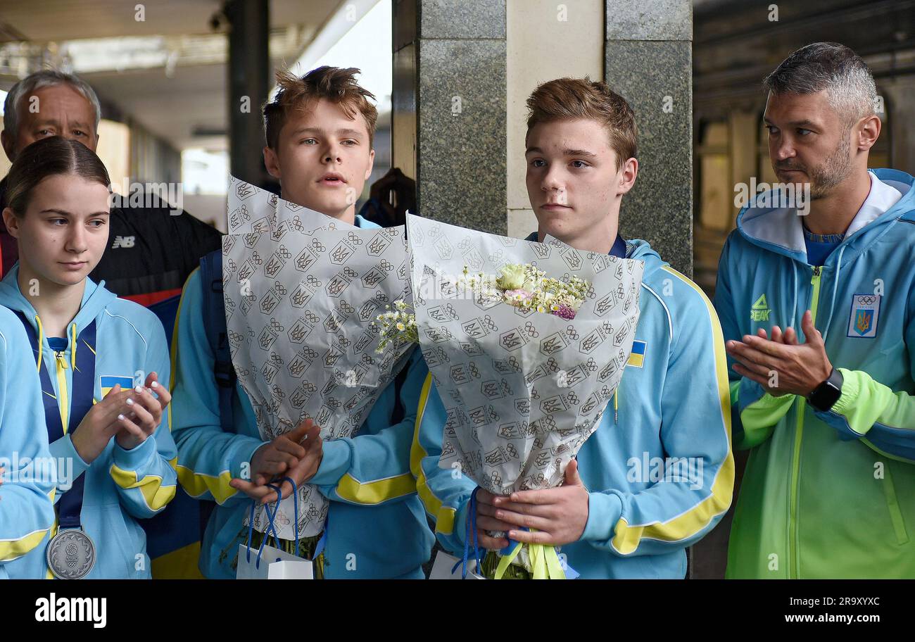KYIV, UKRAINE - JUNE 29, 2023 - Silver medalist of the 2023 European ...