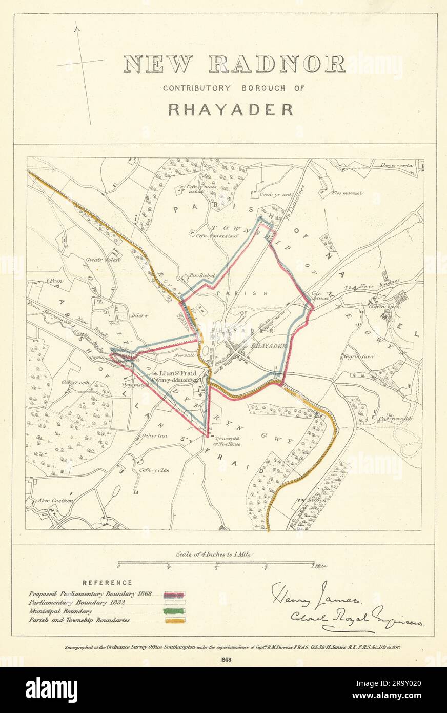New Radnor Contributory Borough of Rhayader. JAMES. Boundary Commission ...