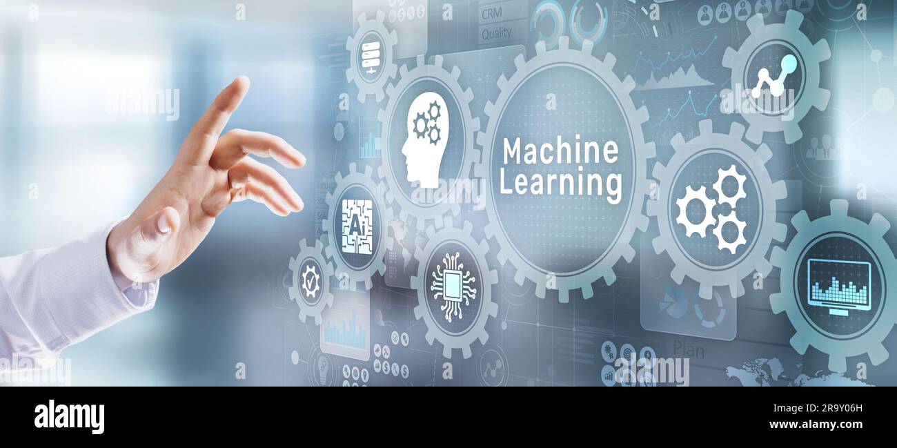 Machine Deep learning algorithms, Artificial intelligence, AI, Automation and modern technology ...