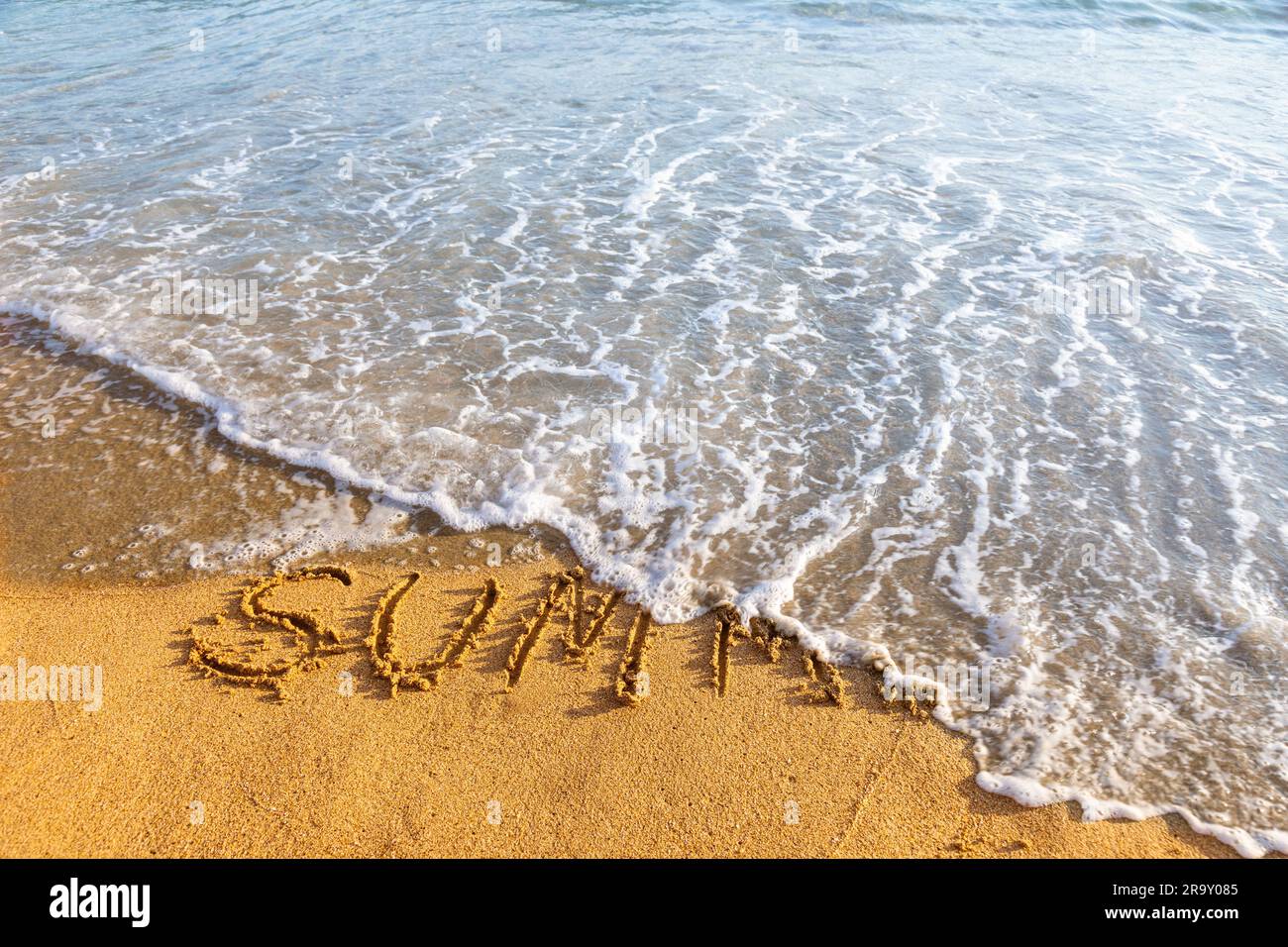 Water washing away word hi-res stock photography and images - Alamy