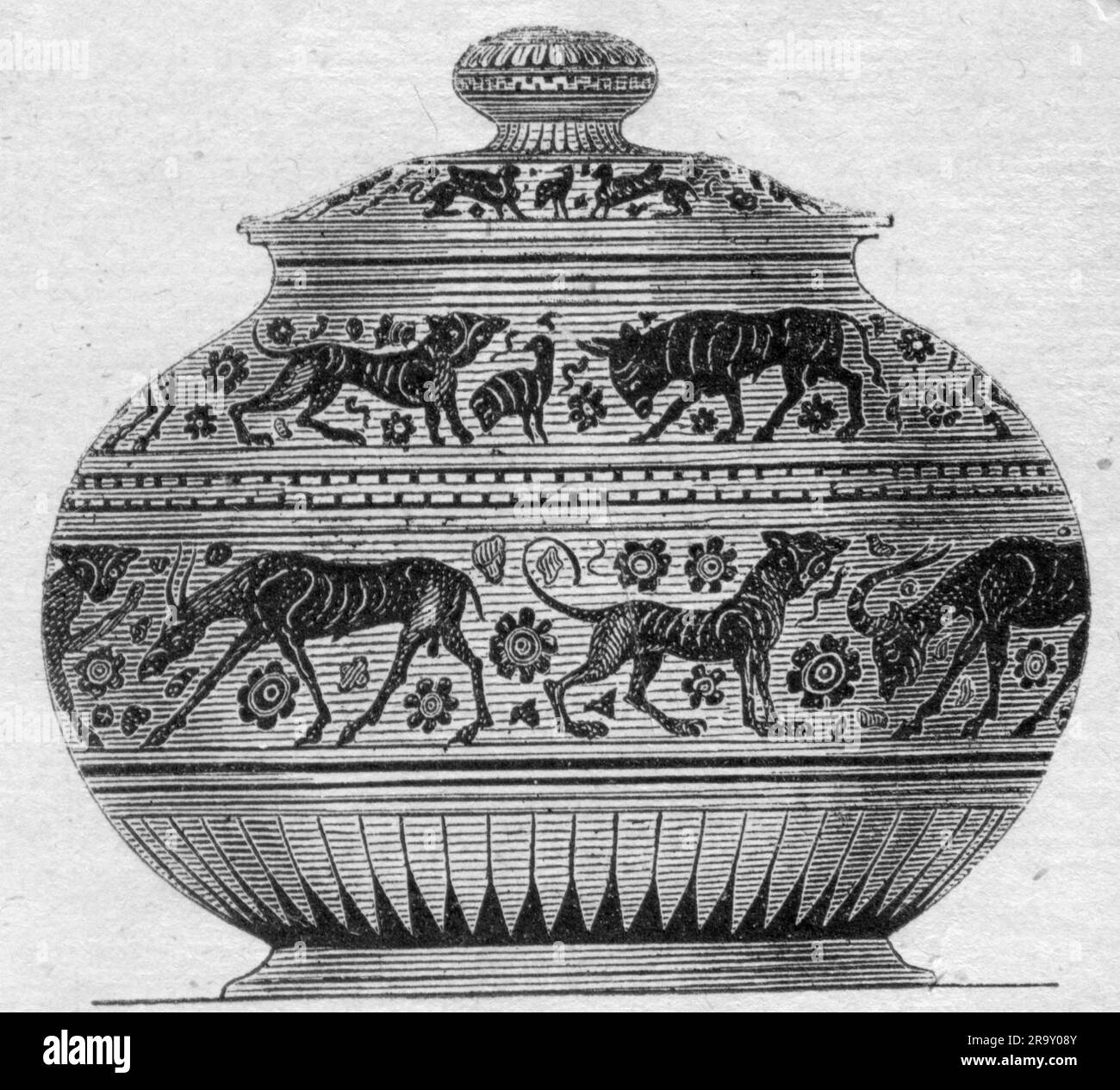 ancient world, Greece, fine arts, art, vessel, vessels, Dodwell Pyxis ...