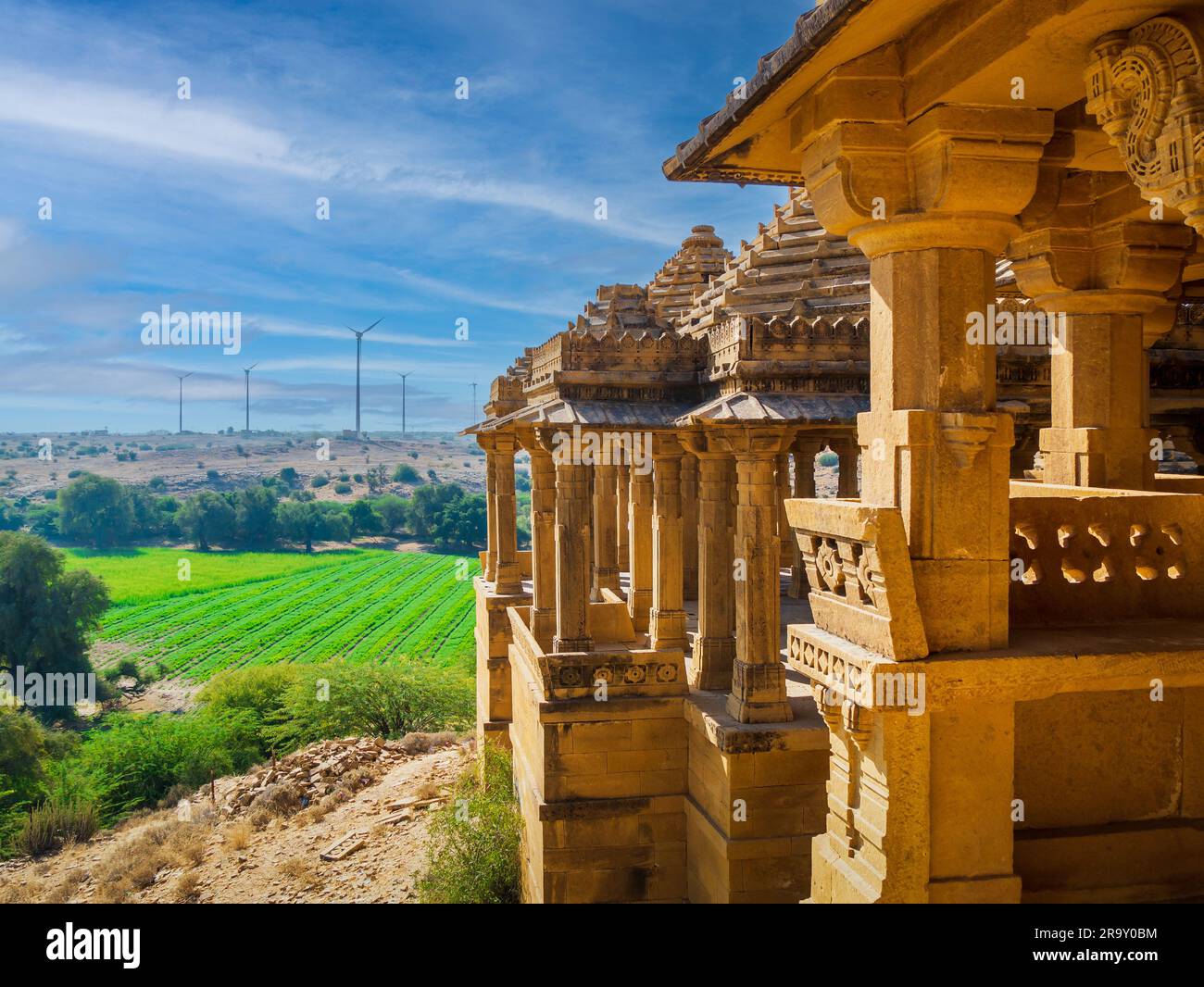 Bada bagh temples hi-res stock photography and images - Alamy