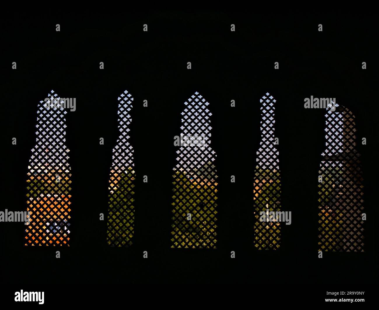 Traditional window in palace of Rajasthan. Heritage artwork of India ...