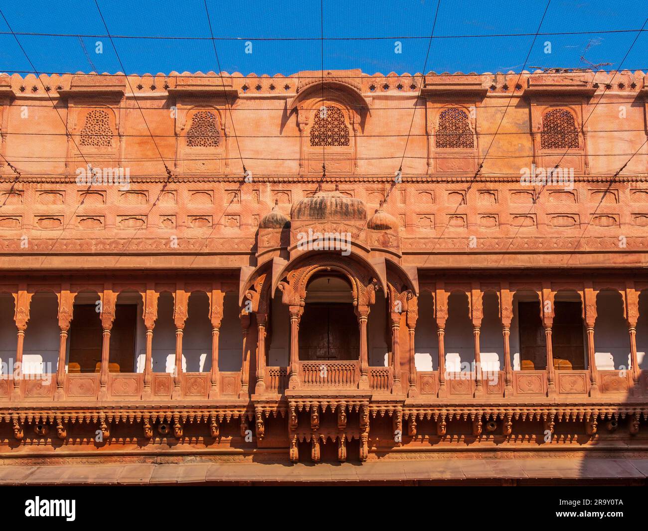Traditional window in palace of Rajasthan. Heritage artwork of India ...