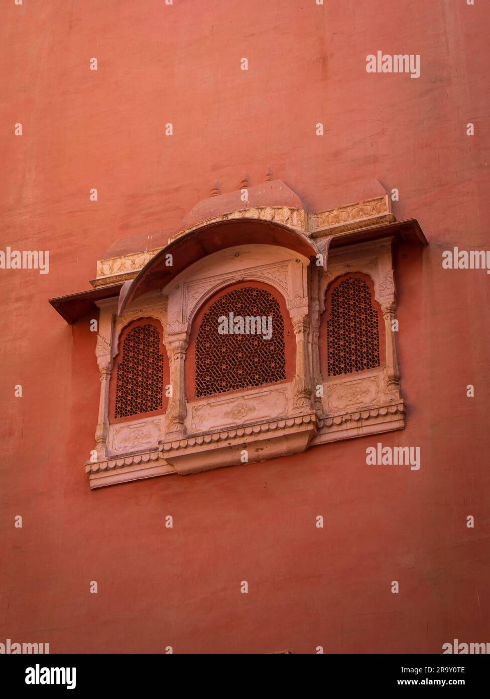 Traditional window in palace of Rajasthan. Heritage artwork of India ...