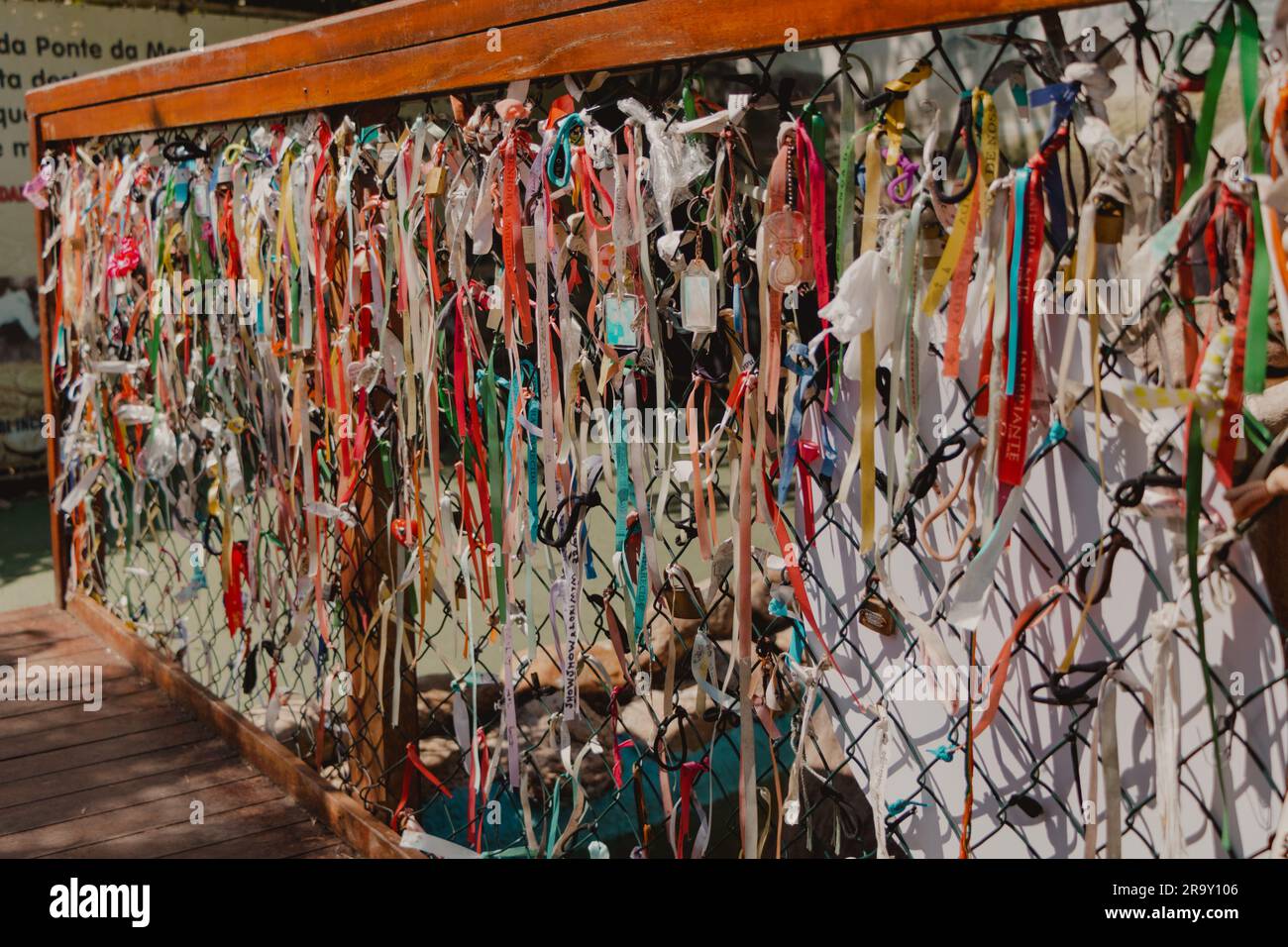 brazilian tradition saints tied for good luck Stock Photo - Alamy