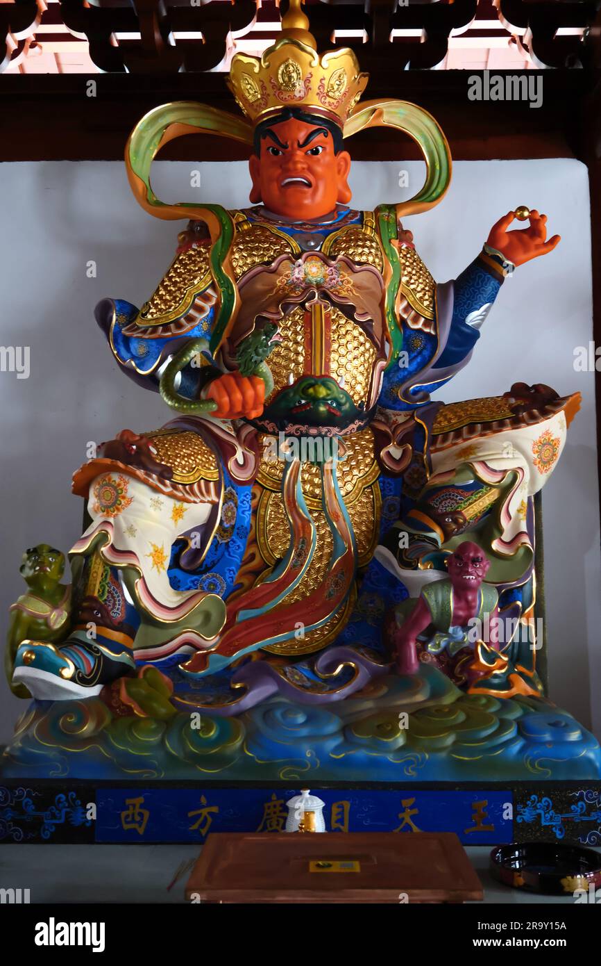 Buddhist Idol In Temple Stock Photo - Alamy