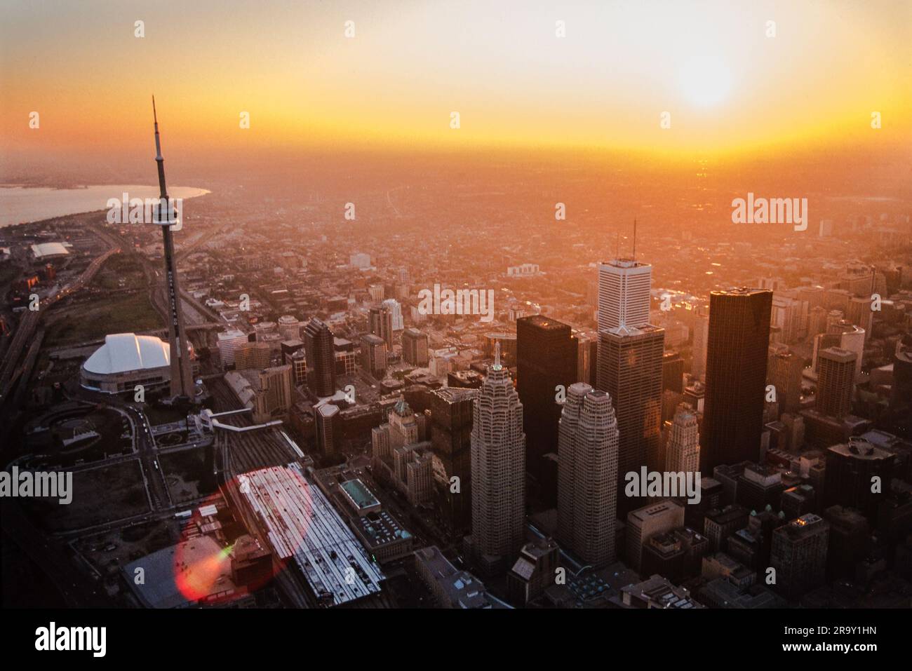 Aerial image of Toronto, Ontario, Canada Stock Photo - Alamy