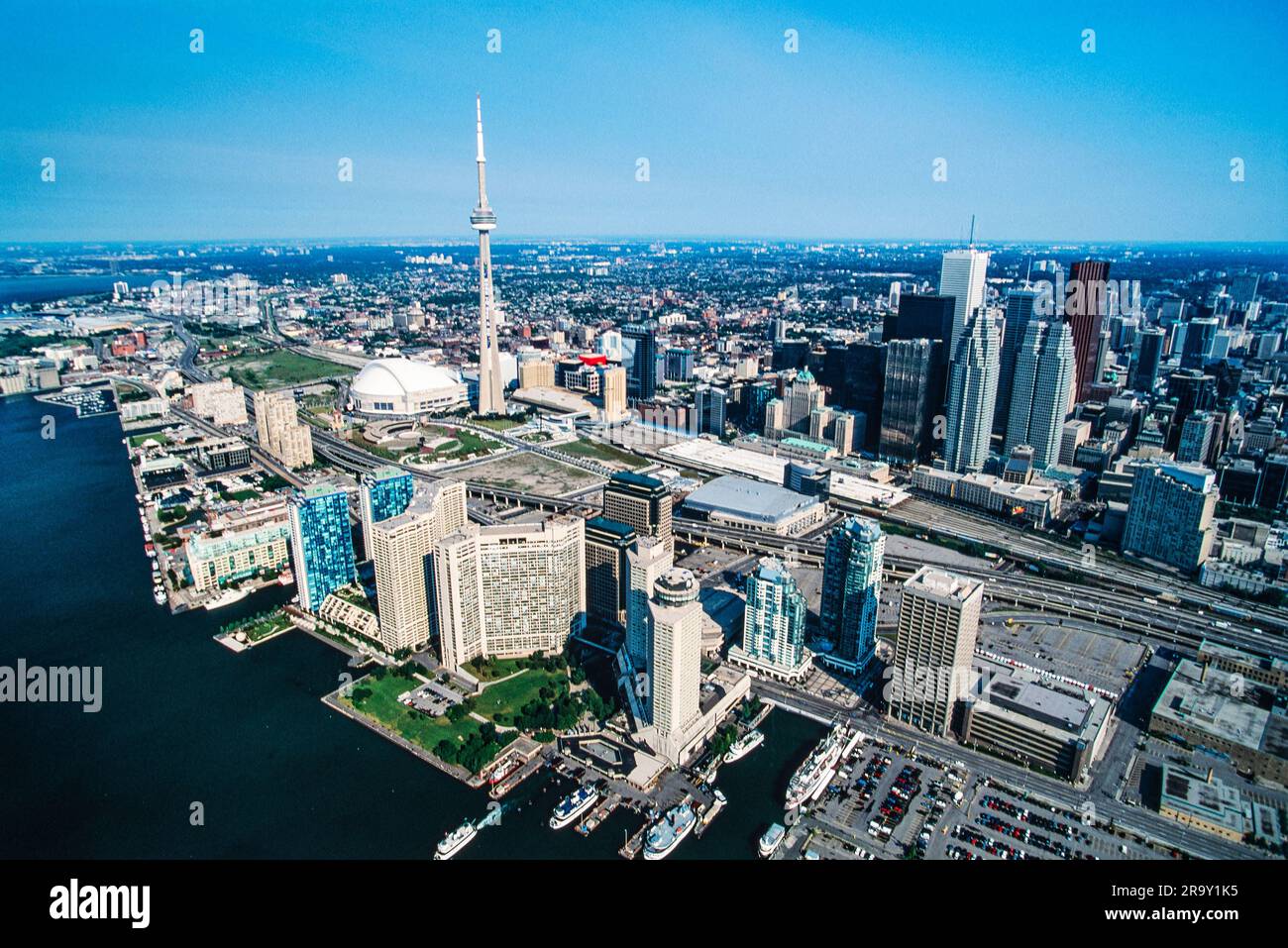 Aerial image of Toronto, Ontario, Canada Stock Photo - Alamy