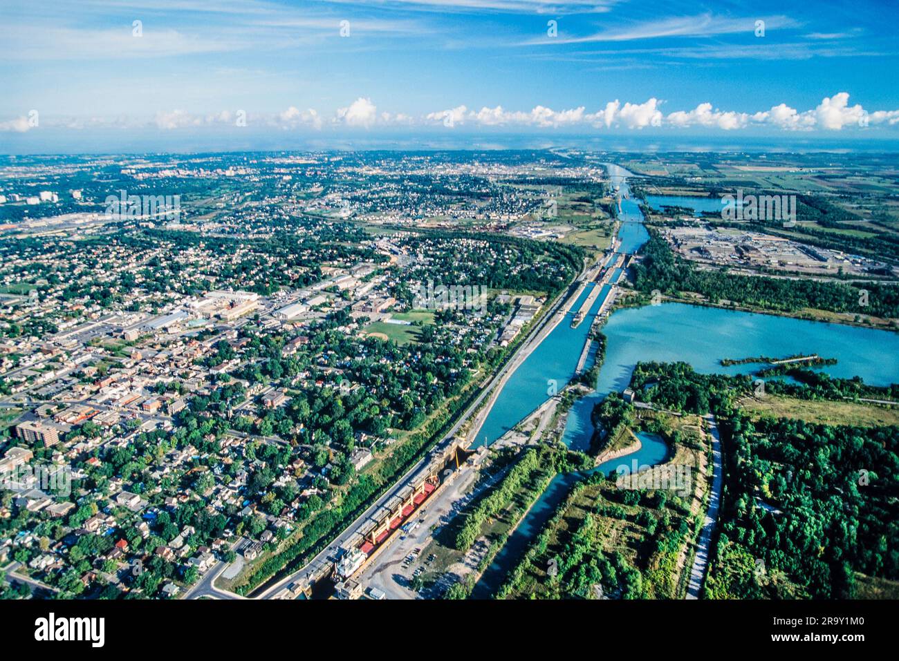 Aerial image of Welland Canal, Ontario, Canada Stock Photo - Alamy