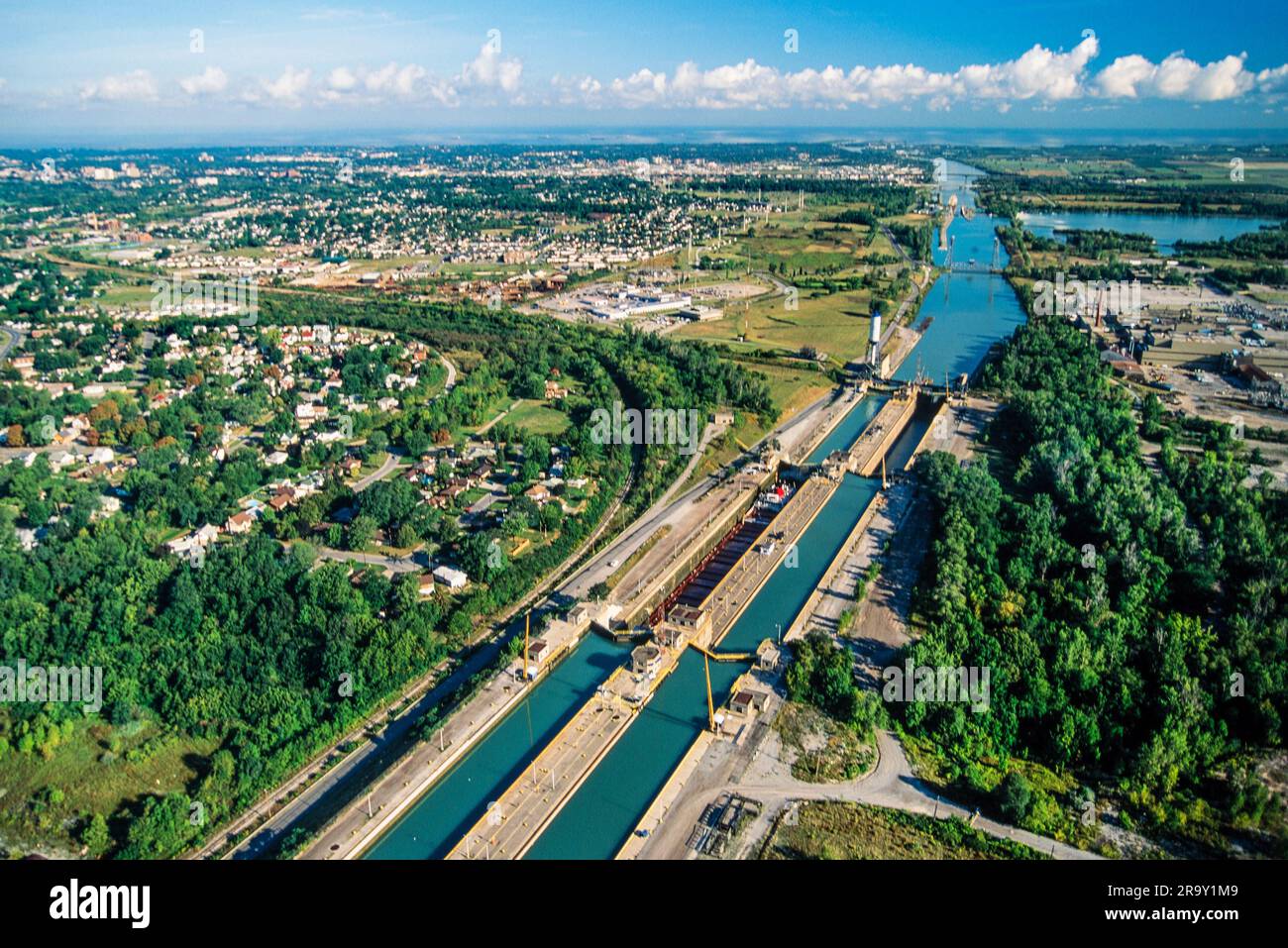 Aerial image of Welland Canal, Ontario, Canada Stock Photo - Alamy