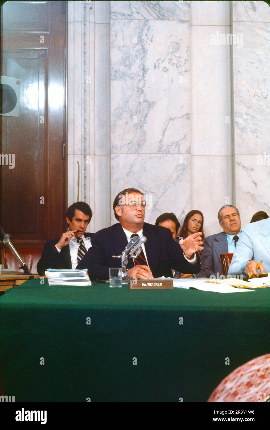 File photo of United States Senator Lowell P Weicker Jr (Republican of ...