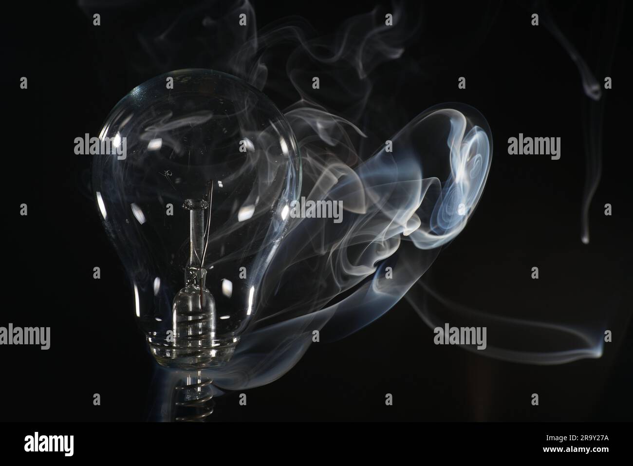 old antique lightbulb photographed in the studio Stock Photo - Alamy