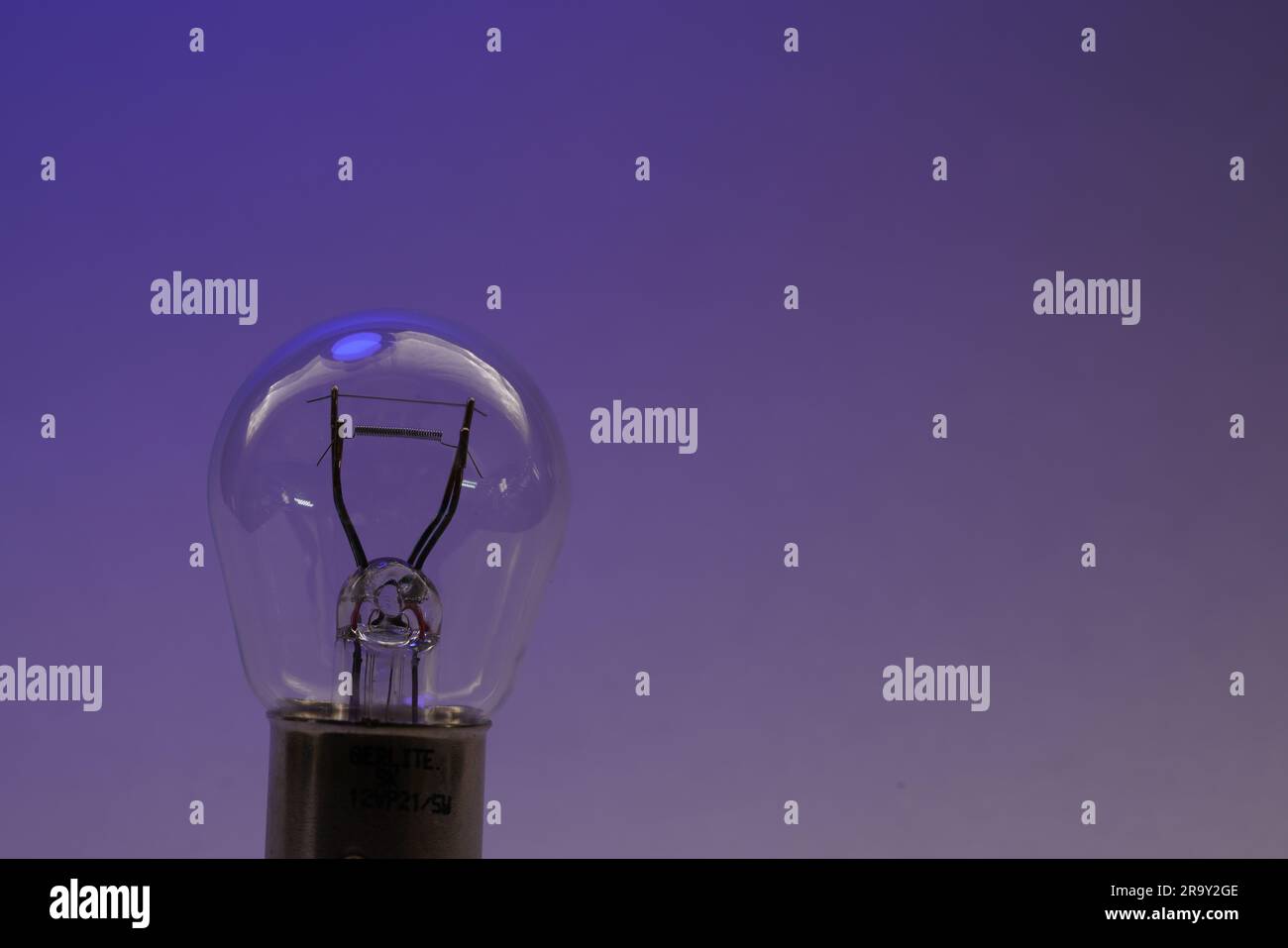 old antique lightbulb photographed in the studio Stock Photo - Alamy