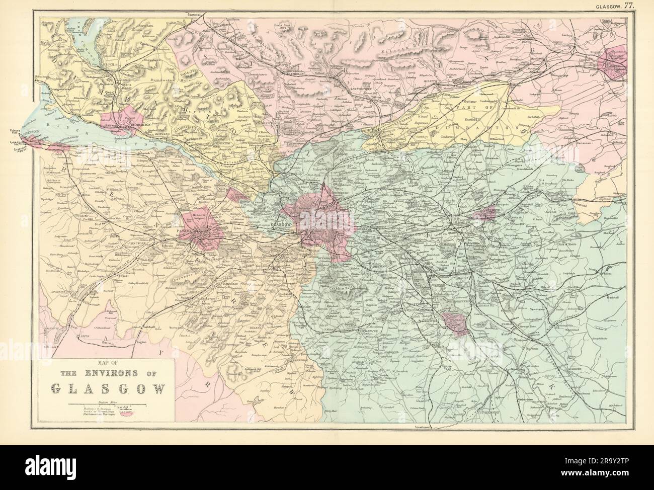 Stirling map hi-res stock photography and images - Alamy
