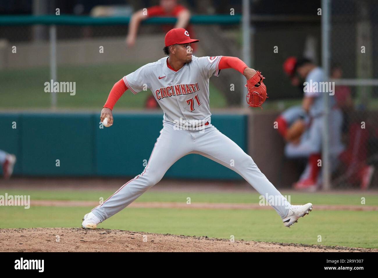 ACL Reds pitcher Jose Montero (71) during an Arizona Complex League ...