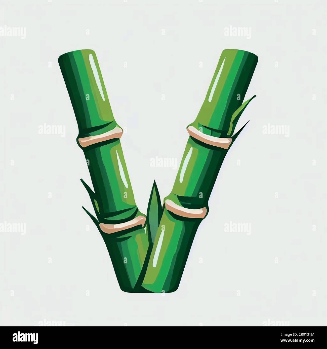 Green v logo hi-res stock photography and images - Alamy