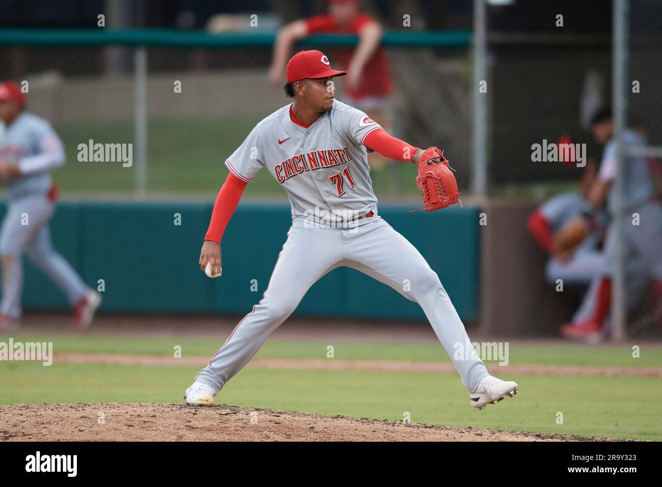 ACL Reds pitcher Jose Montero (71) during an Arizona Complex League ...