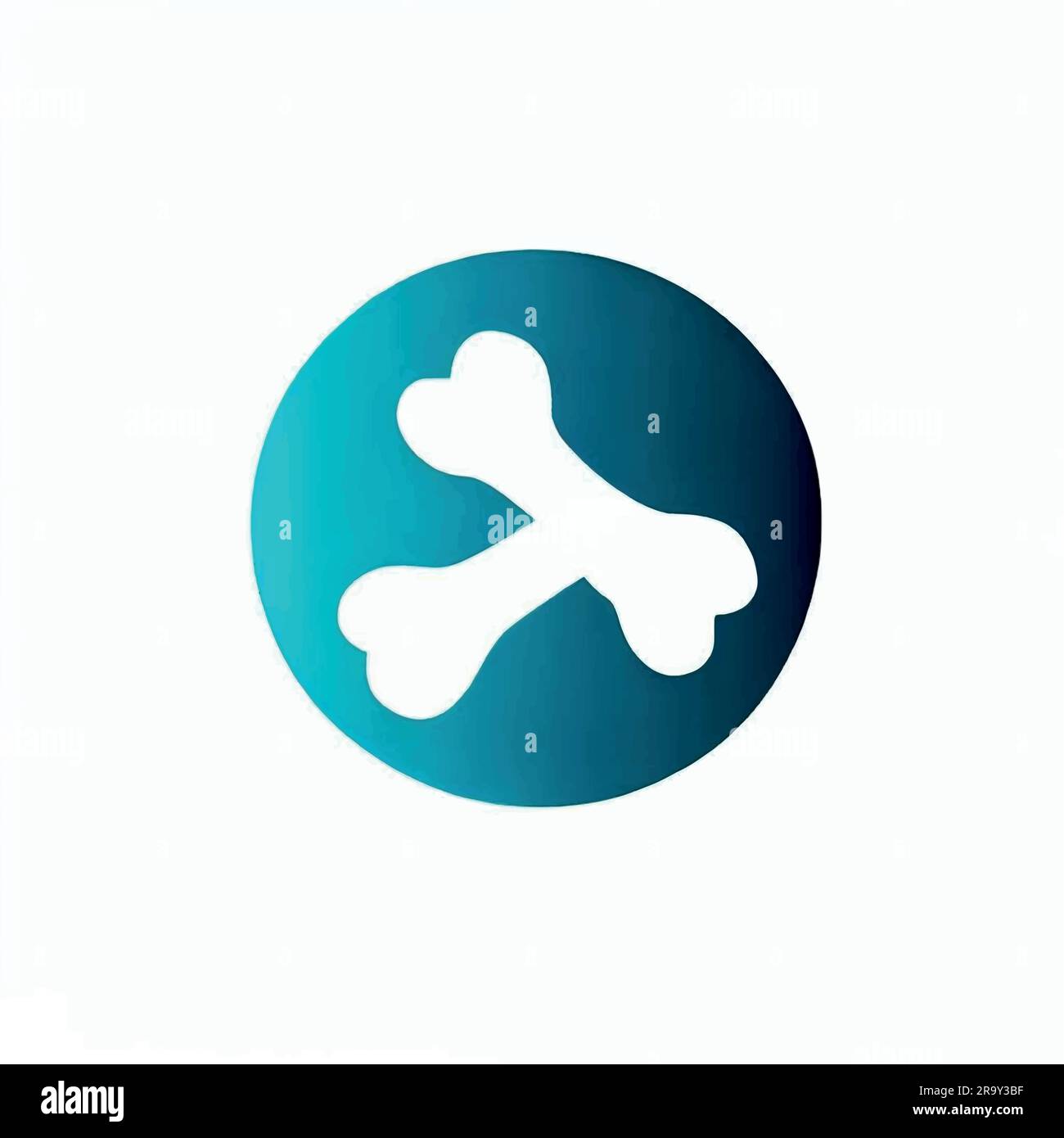 Bone logo vector template symbol illustration of joint hi-res stock ...