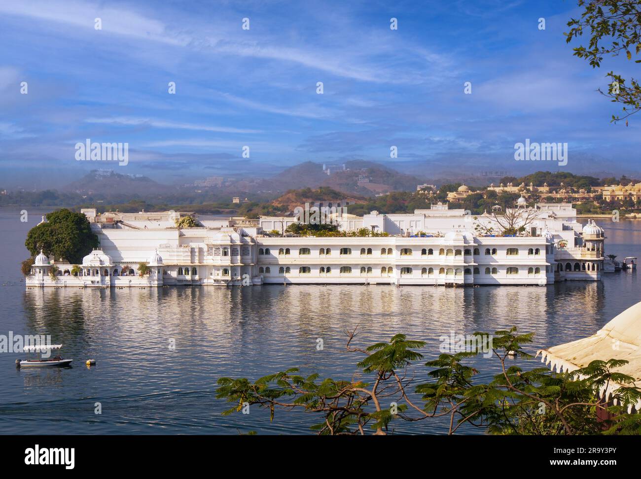 Udaipur, India - December 29, 2022: Heritage Lake palace converted to ...