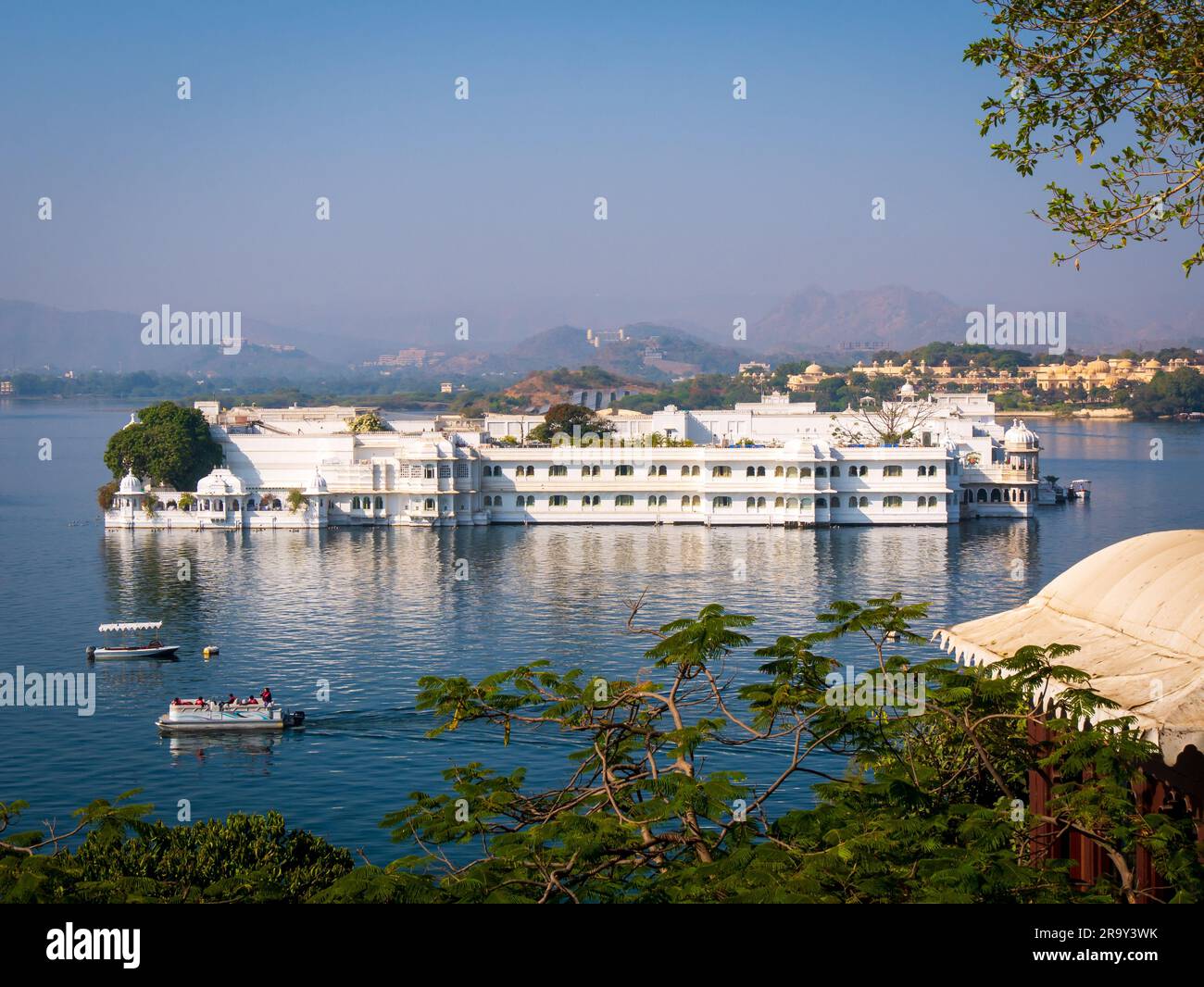 Udaipur, India - December 29, 2022: Heritage Lake palace converted to ...