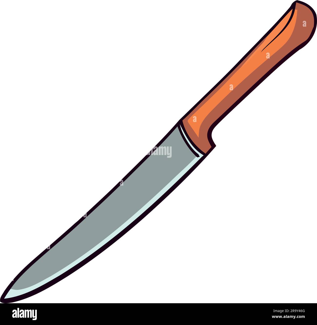 Sharp steel blade, white background Stock Vector Image & Art - Alamy
