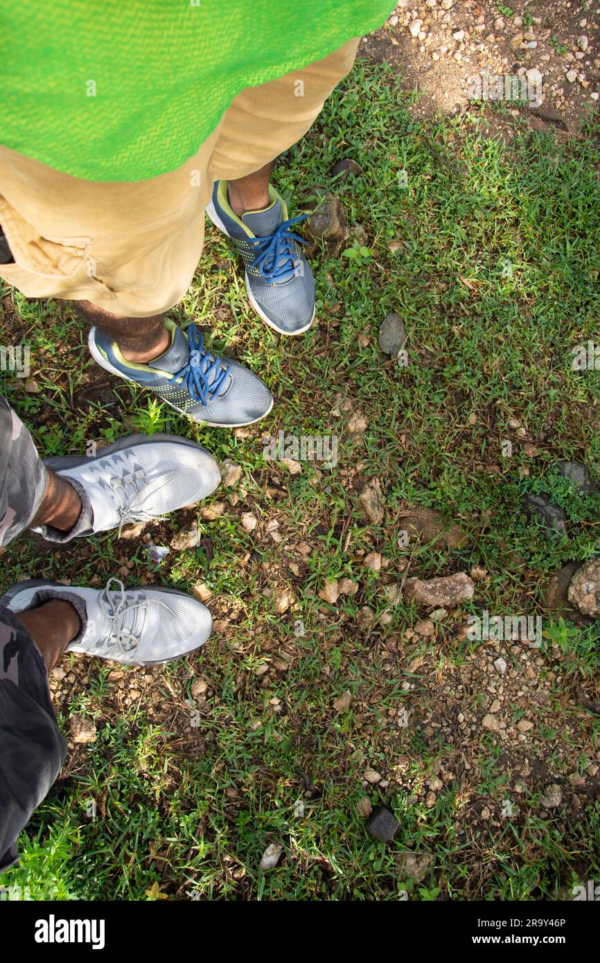 Hiker in tropical mountain forest hi-res stock photography and images ...