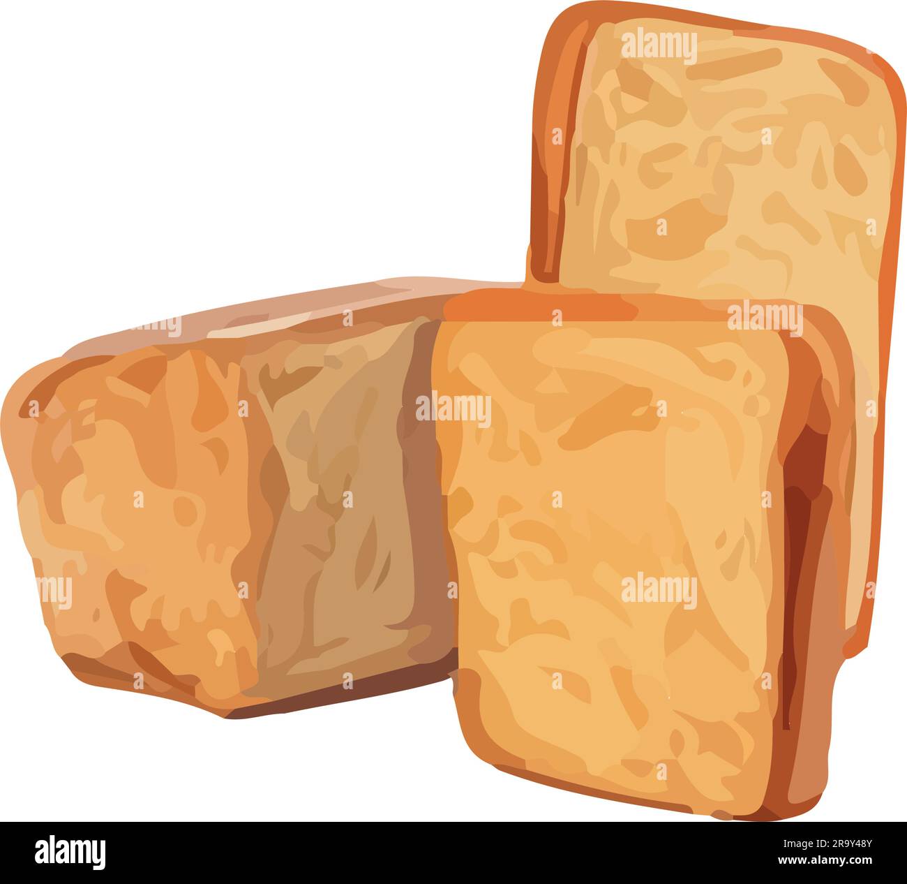 Sourdough slices Stock Vector Images - Alamy