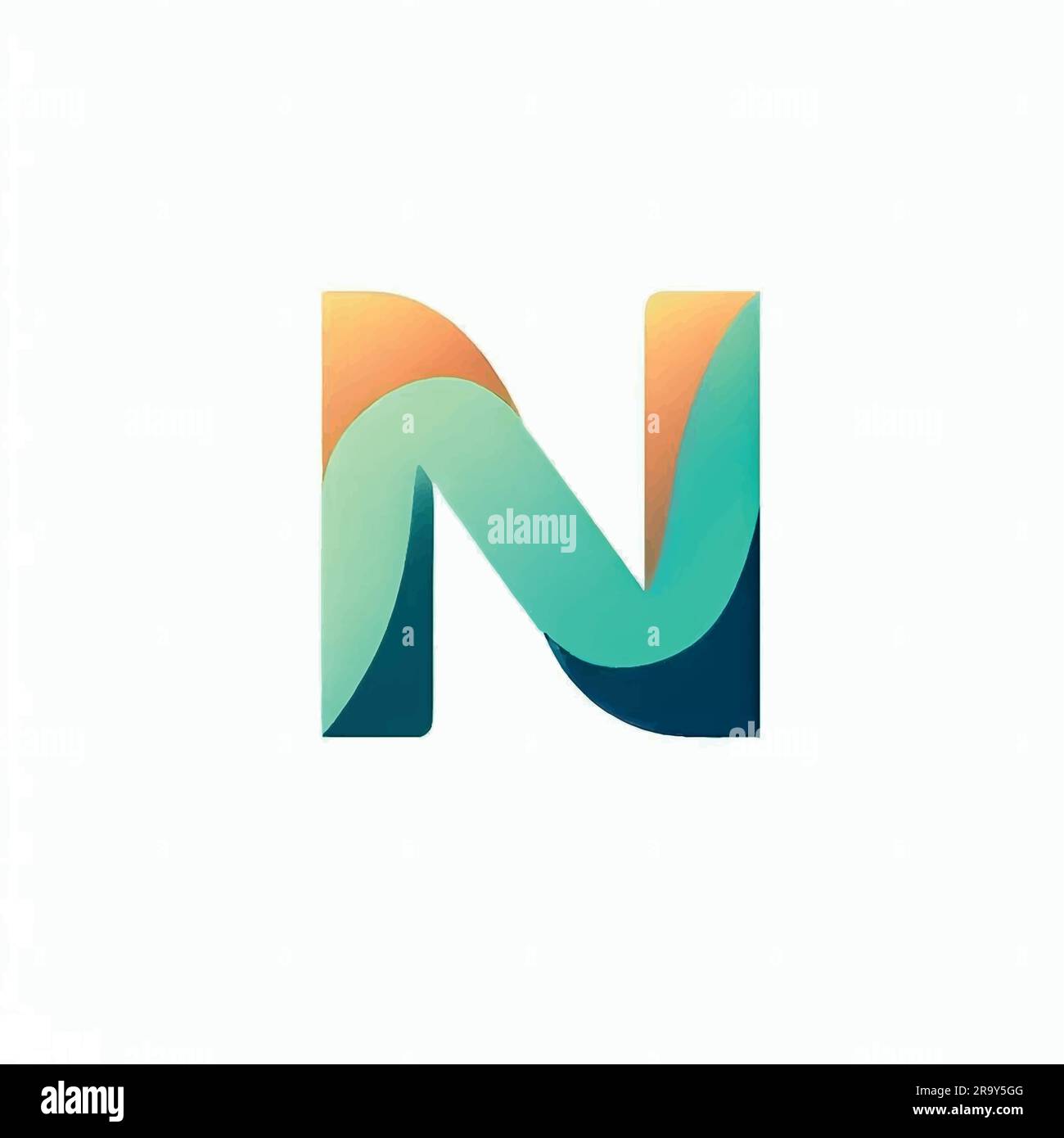 Alphabet n letter mark Cut Out Stock Images & Pictures - Alamy