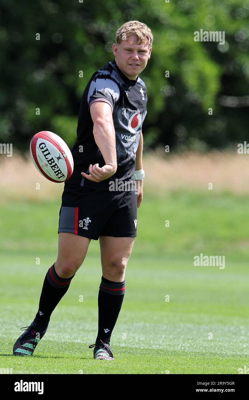 Cardiff, UK. 29th June, 2023. Sam Costelow of Wales during the Wales ...