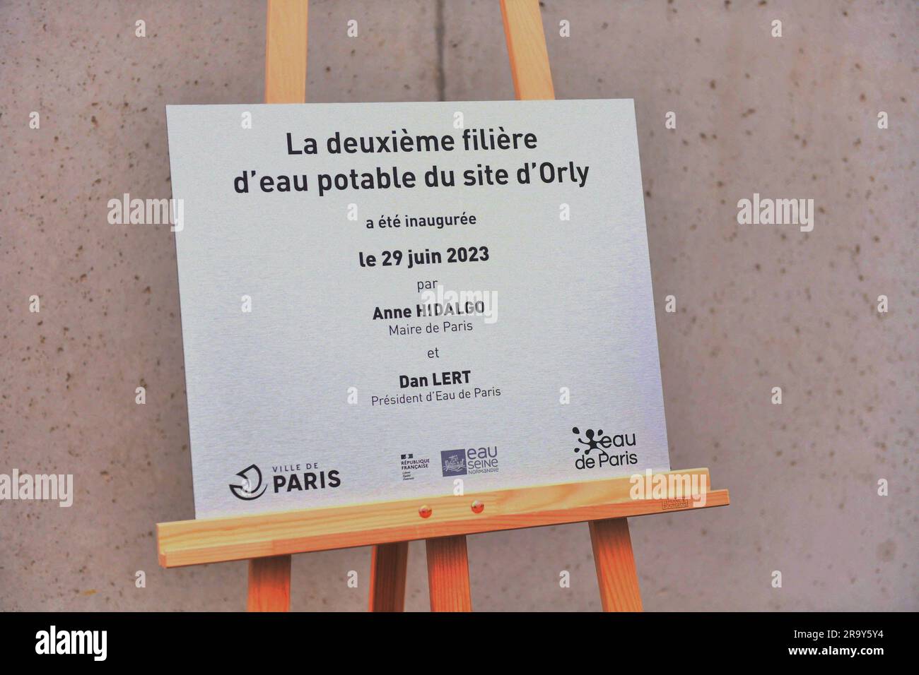 Paris, France. 29th June, 2023. Inauguration of the modernization of ...