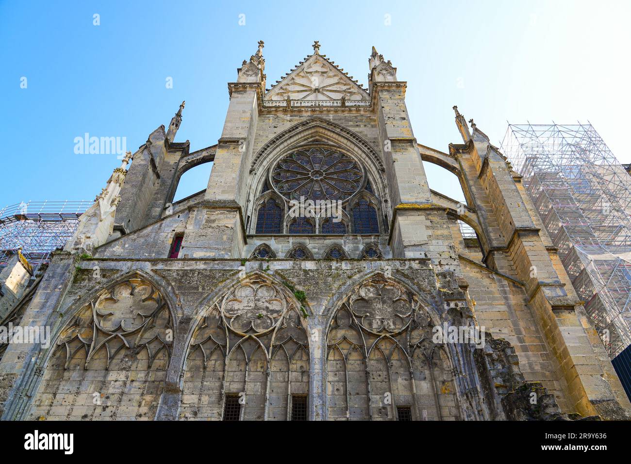 Basilica-cathedral of Soissons, dedicated to Saint Gervais and Saint ...