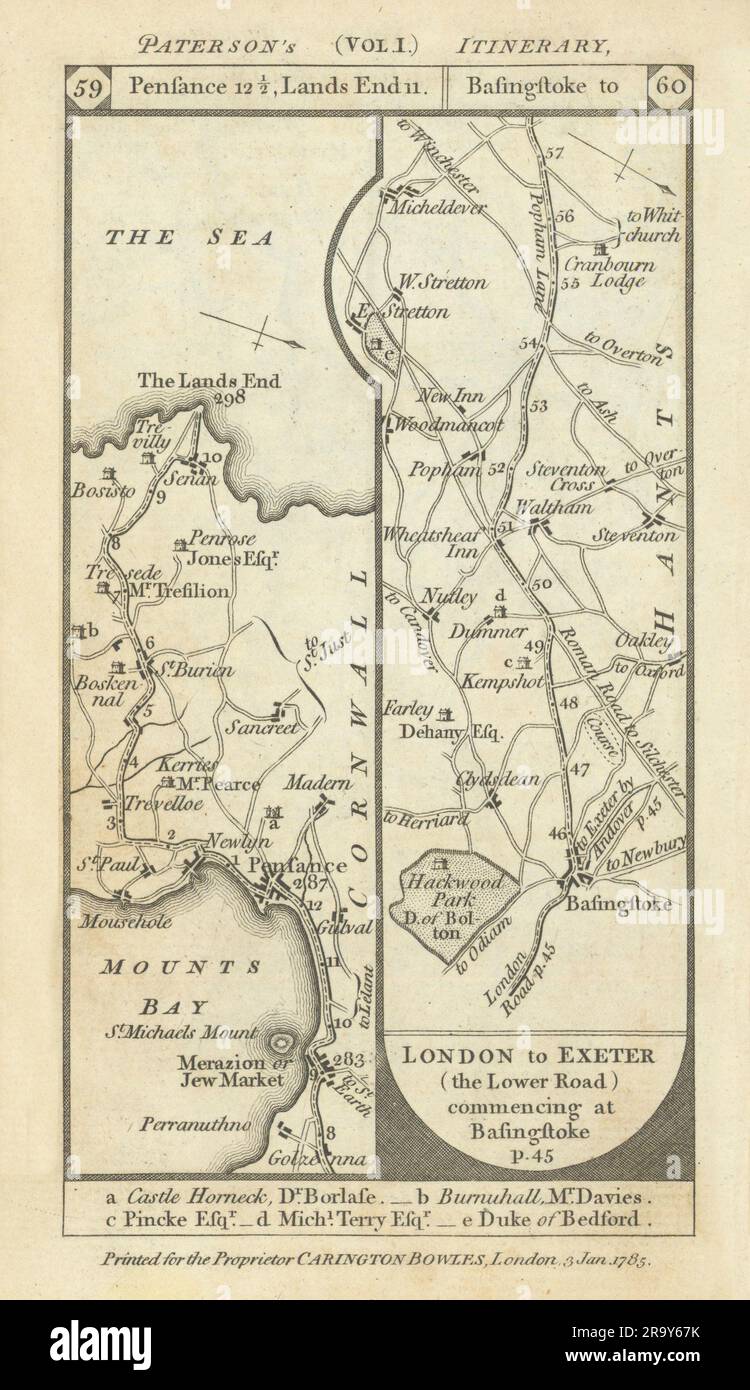 Micheldever map hi-res stock photography and images - Alamy