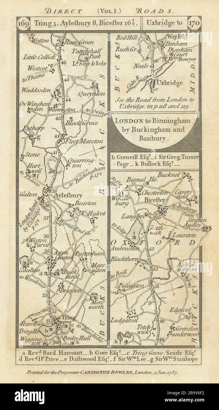 Map of uxbridge hi-res stock photography and images - Alamy
